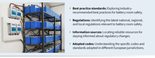 European Battery Room Safety: Key Regulations & Standards